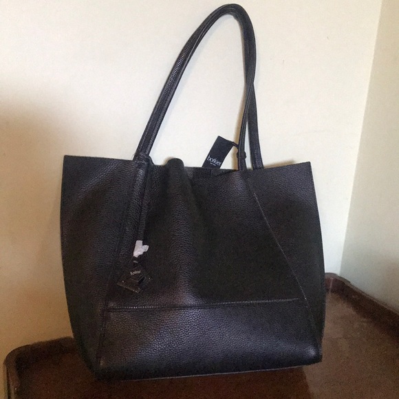 Botkier | Bags | Botkier Soho Tote Black With Metallic Inside | Poshmark